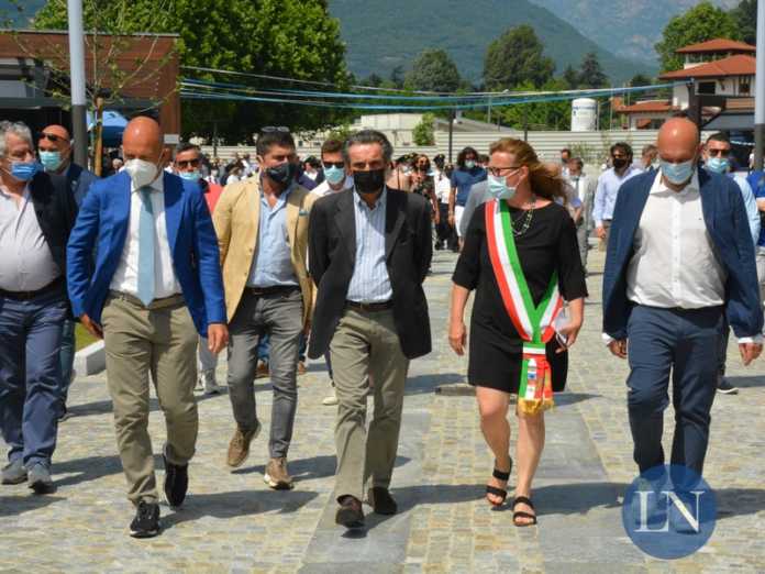 Colico | Taglio del nastro all'ex area Cariboni, ora un parco