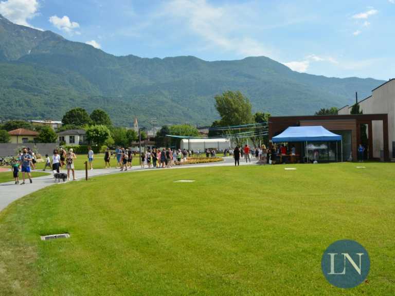 Colico | Taglio del nastro all'ex area Cariboni, ora un parco